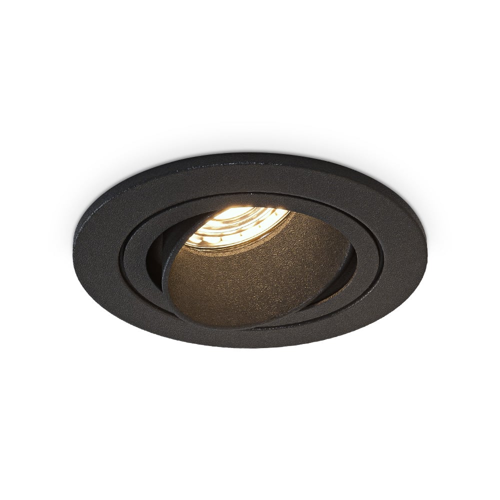 Philadelphia indoor recessed housing fixture black